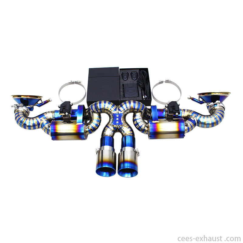 CEES Tuning Catback Exhaust Pipes for Porsche 911 992 GT3 RS 4.0L 2020 ...