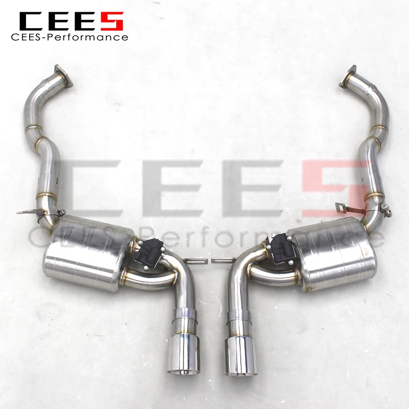 CEES Tuning Auto Parts Racing 304SS Exhaust Catback For Porsche Boxste ...