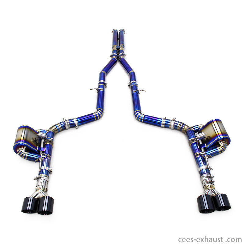 cees Valvetronic Catback Exhaust for Dodge Challenger SRT Hellcat 6.2L ...