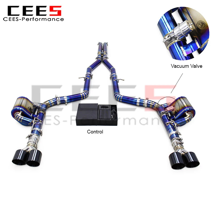 cees Valvetronic Catback Exhaust for Dodge Challenger SRT Hellcat 6.2T ...