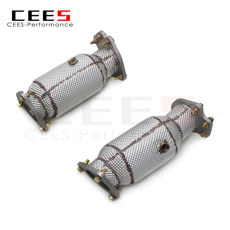 CEES CORVETTE C8 Performance Racing Exhaust Downpipe For Chevrolet COR ...
