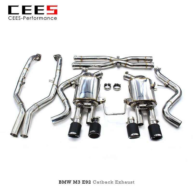 CEES For BMW M3 E90/E93/E9X 4.0L 2008-2013 catback valved exhaust ...