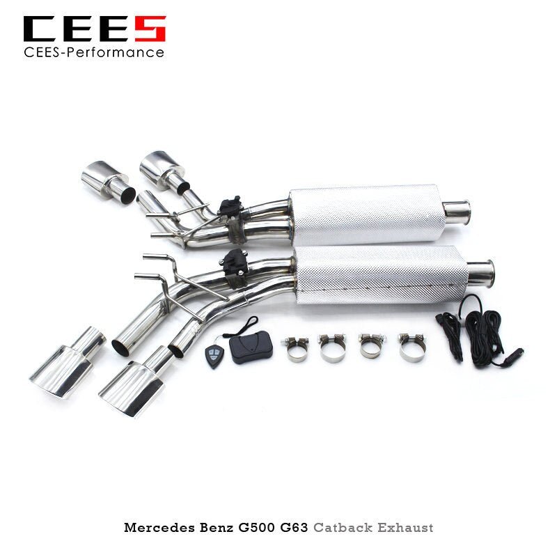 For Mercedes-Benz G500/G550/G63 W464 4.0T 2018-2020 Valved Exhaust ...