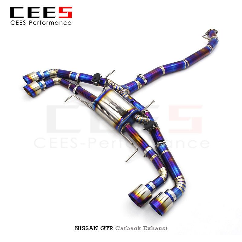 CEES Exhaust for NISSAN GTR/GT-R R34/R35 3.8TT 2008-2022 Tuning Perfor ...