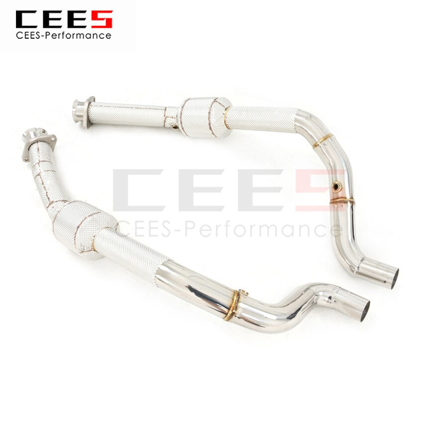 Exhaust System For Land Rover Range Rover Sport SVR Headers With Catal ...